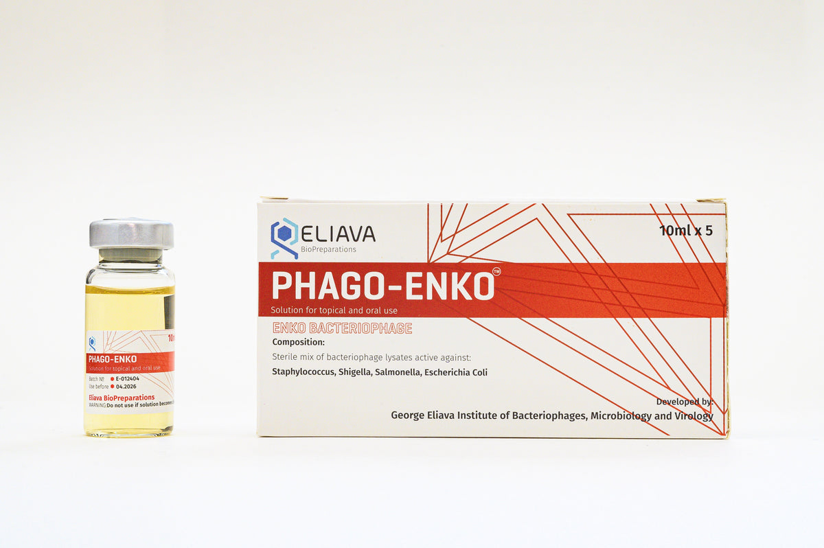 Cure de traitement par bactériophages ENKO - 6 boîtes | Thérapie des ...
